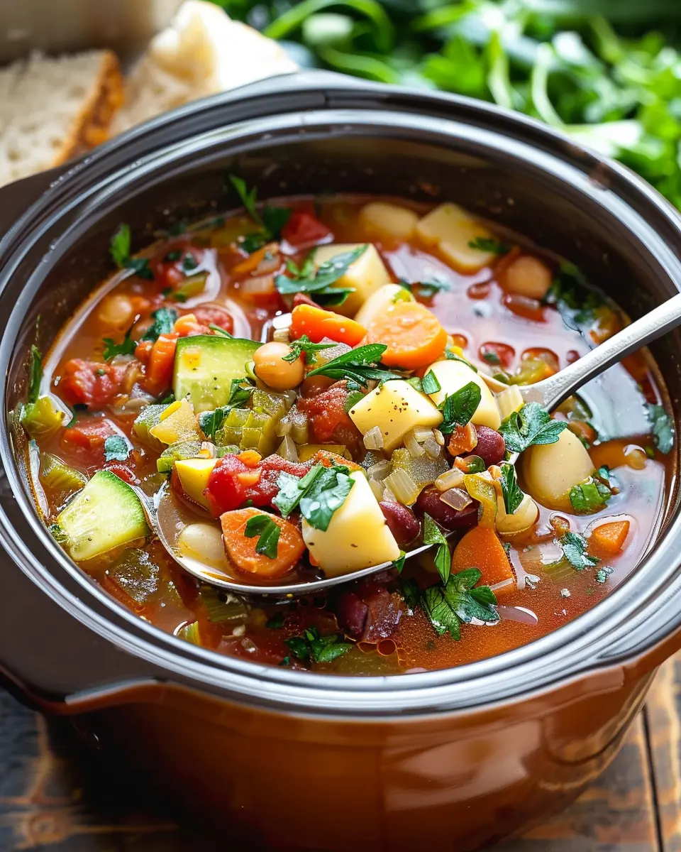 Crockpot Minestrone Soup